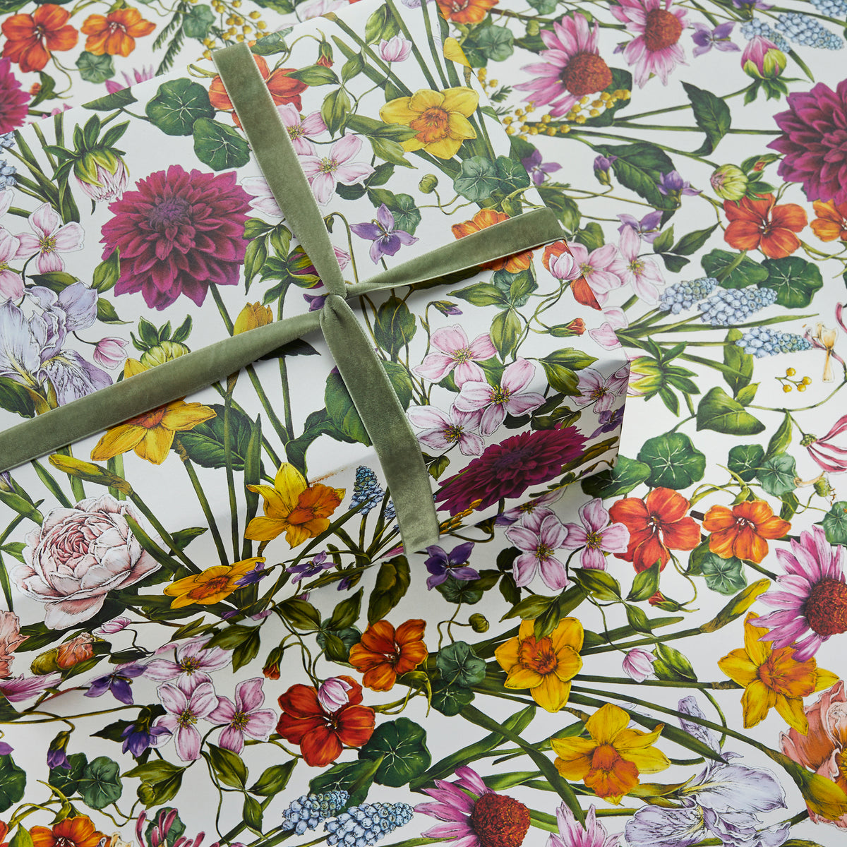 Catherine Lewis Design - Floral Brights - Gift Wrap