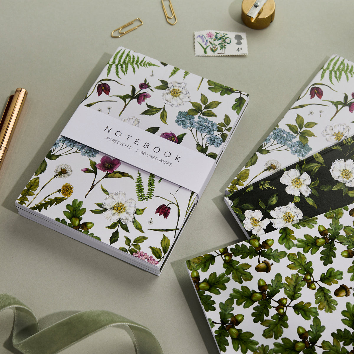 'Cottage Garden' Collection - A6 Set of 3 Notebooks – Catherine Lewis ...