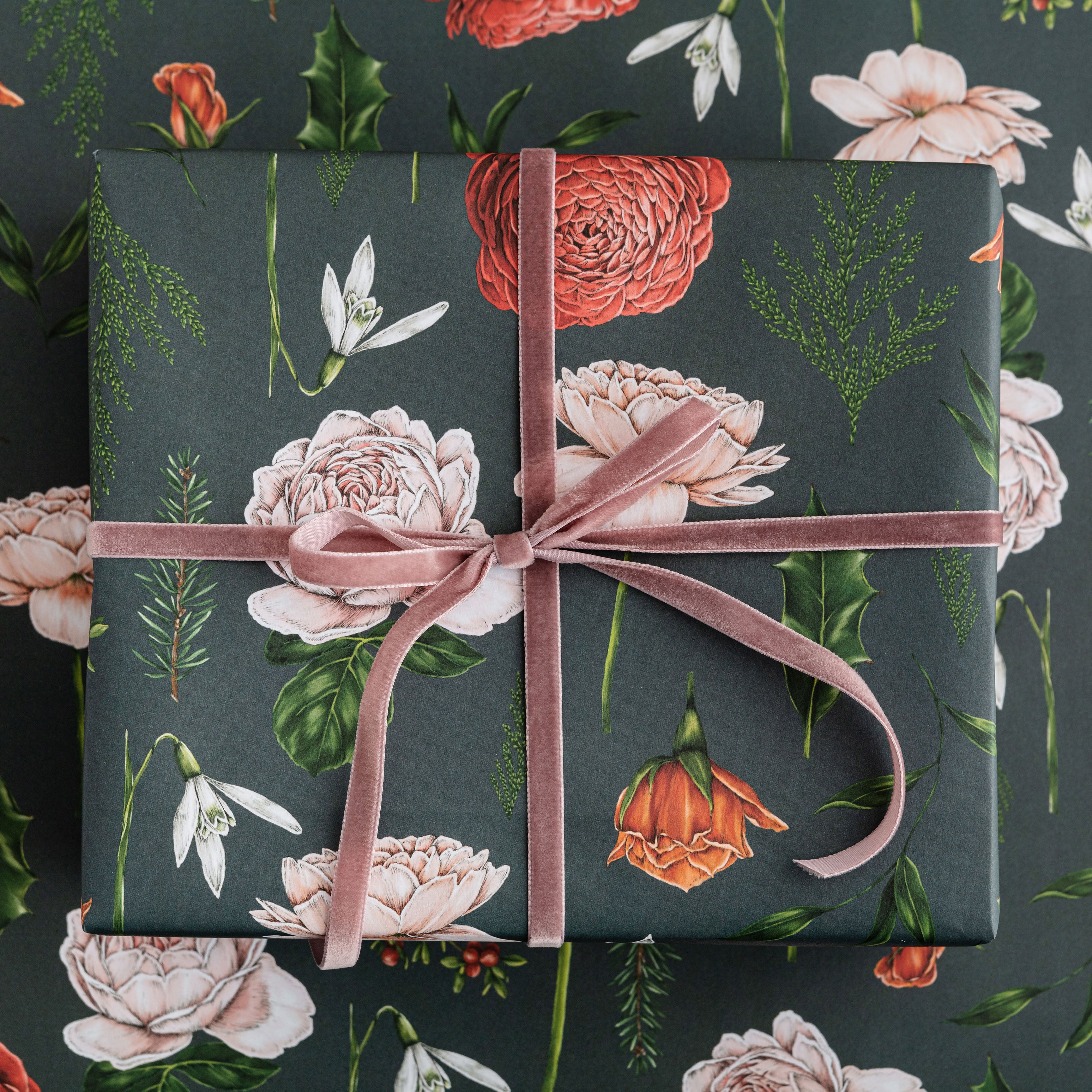 Catherine Lewis Design - Floral Brights - Gift Wrap